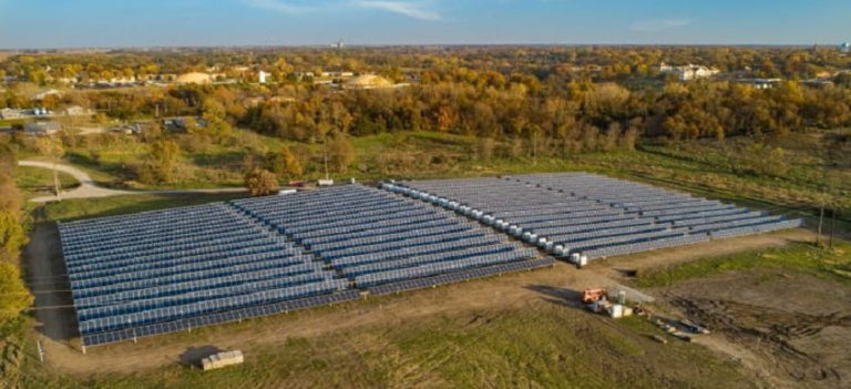 Iowa’s first PV plus storage project goes online