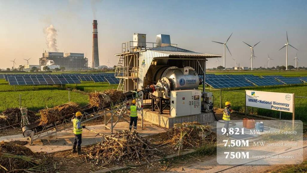 India Clean Energy Growth Driven by Sustainable Biomass